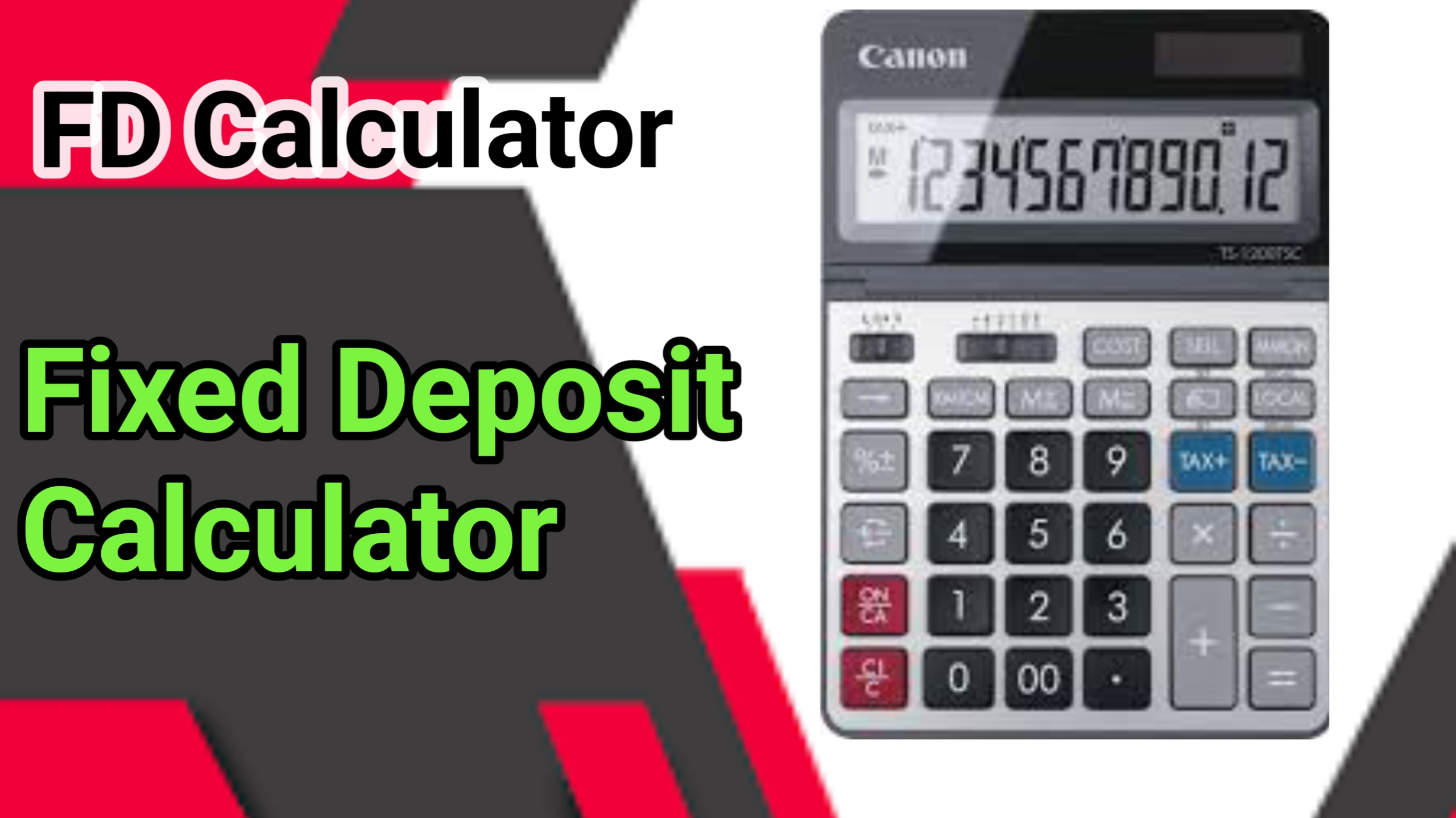 Fixed Deposit Calculator